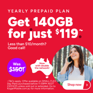 Kogan Mobile | Now with double the network coverage!