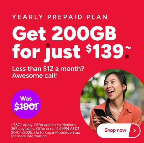 Kogan Mobile | Now with double the network coverage!